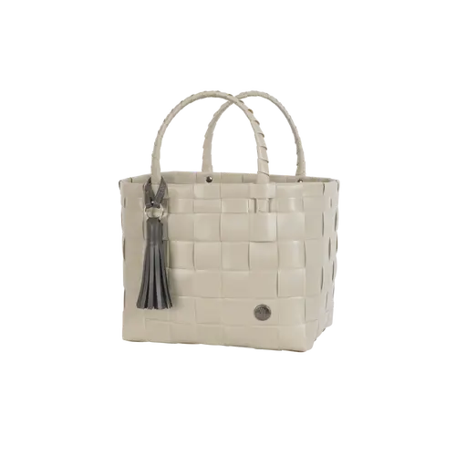 HANDED BY Mini Paris Recycled Plastic Tote Bag - Pale Grey