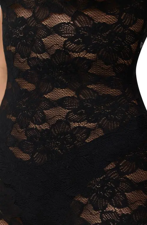 Naked Wardrobe Stretch Lace Jumpsuit