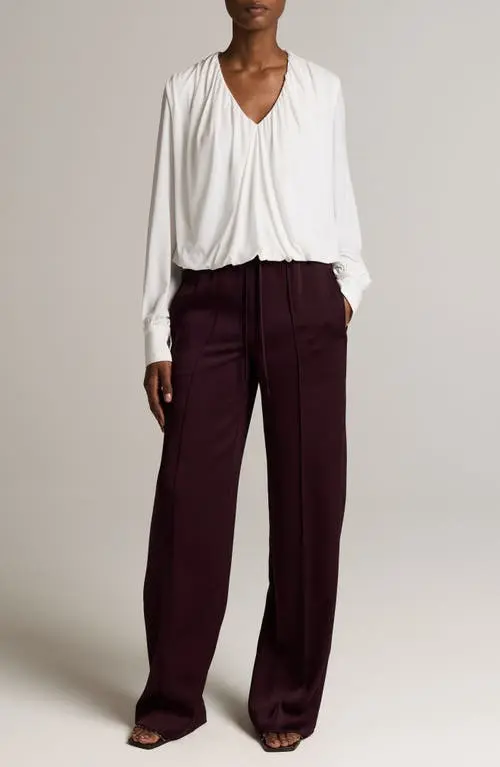 Vince V-neck Bubble Top