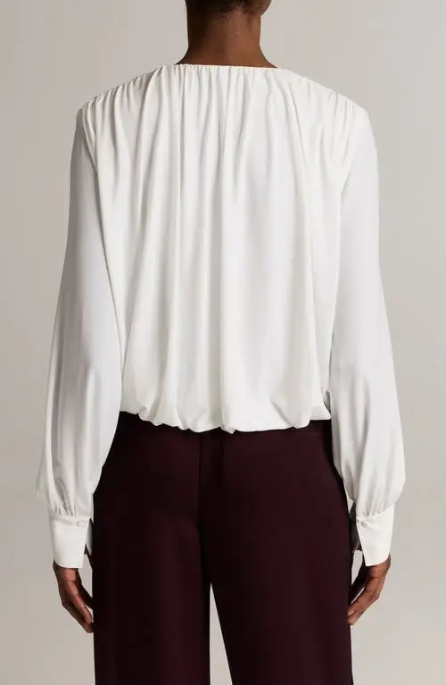 Vince V-neck Bubble Top