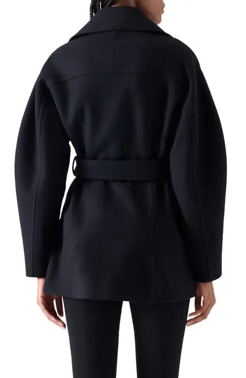 Akris Wool Blend Jacket With Barrel Sleeves
