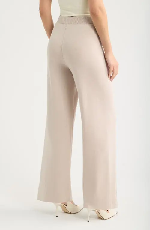 TAHARI ASL Wide Leg Sweater Knit Pants