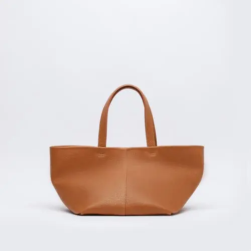MESCH Ana Leather Tote - Caramel