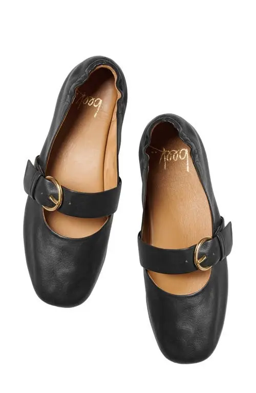 Beek Cardinal Mary Jane Flat - Black