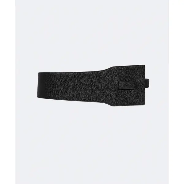 MESCH Trelew Leather Wrap Belt - Black