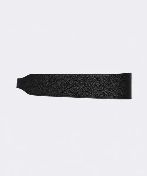 MESCH Trelew Leather Wrap Belt - Black