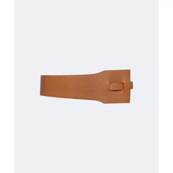 MESCH Trelew Leather Wrap Belt - Caramel