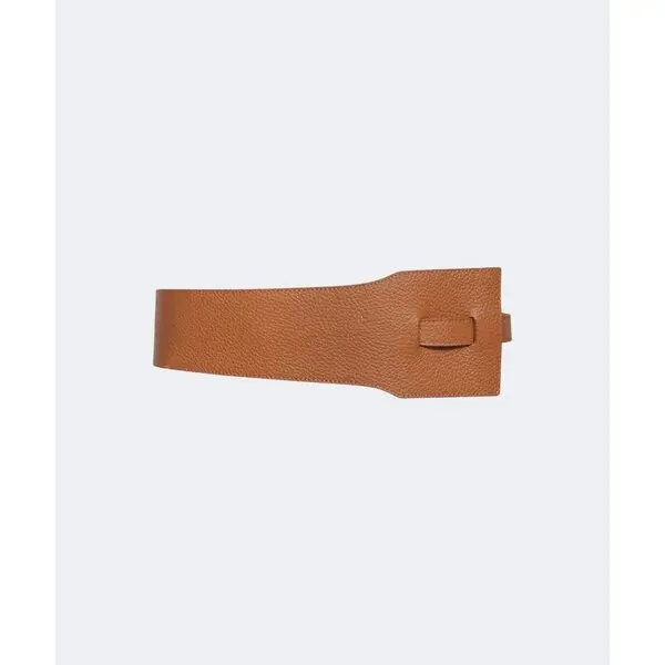 MESCH Trelew Leather Wrap Belt - Caramel