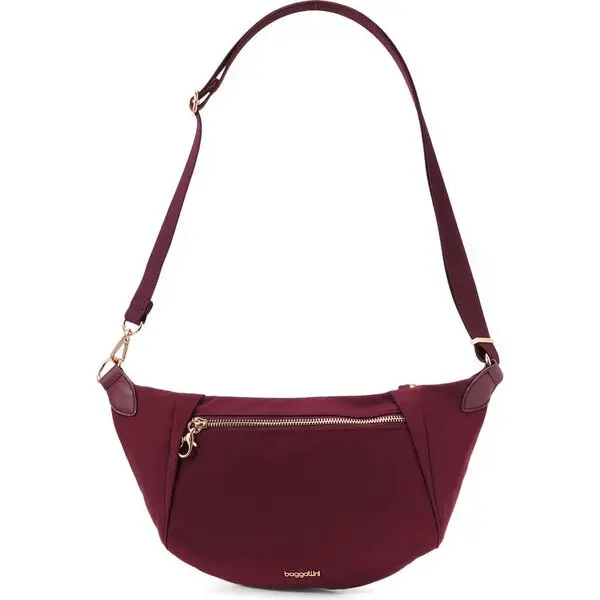 BAGGALLINI Securtex Jet Set Anti-theft Crescent Sling - Jam
