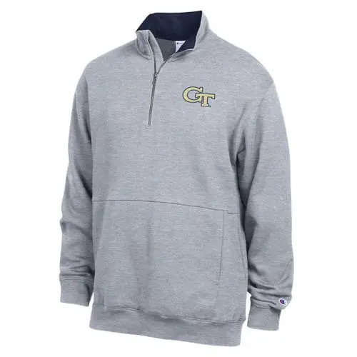 Champion Georgia Tech Yellow Jackets Fleece Quarter-zip Pullover