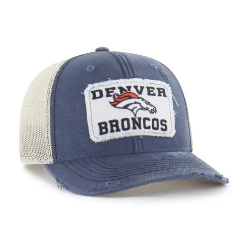 '47 Denver Broncos Egremont Well-worn Adjustable Trucker Hat