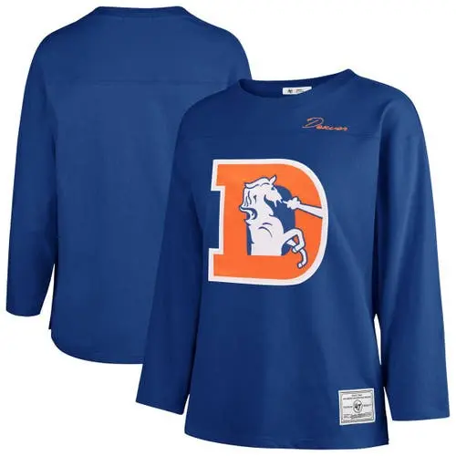 '47 Denver Broncos Game Nod Timeless Long Sleeve T-shirt - Royal