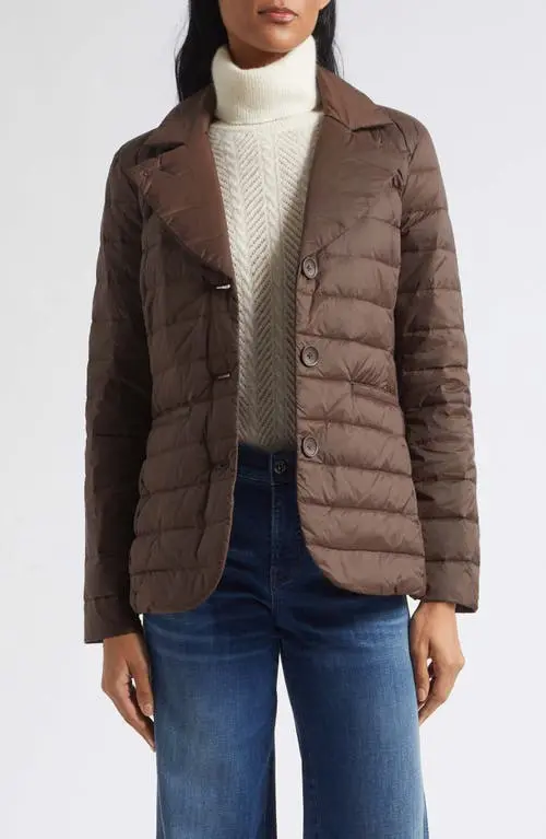 Veronica Beard Campbell Down Dickey Jacket - Espresso