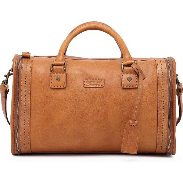 OLD TREND Nomad Genuine Leather Spacious Overnight Weekender