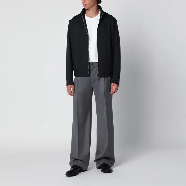 Zegna Navy Zip-up Jacket
