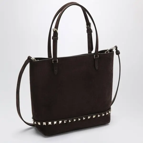 Valentino Garavani Rockstud Bag In Suede