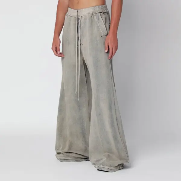 Rick Owens Oversized Shirt In Mineral Washed Denim