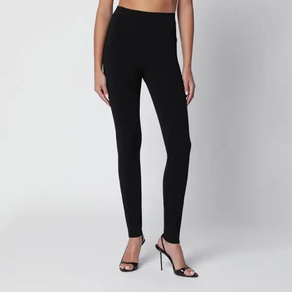 Dolce & Gabbana Leggings In Stretch Jersey - Black