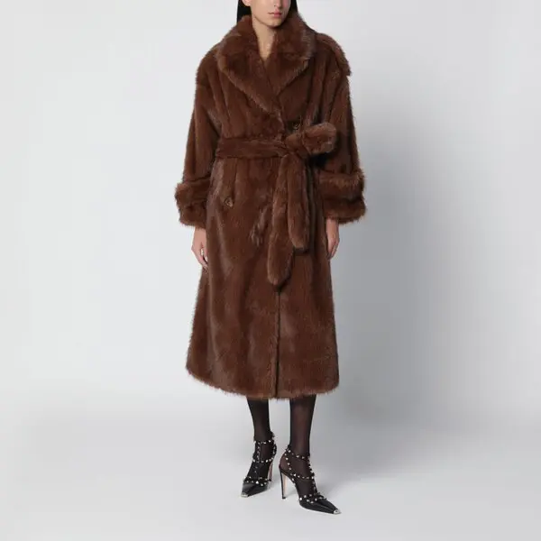 BB COUTURE Farrah Double-breasted Coat With Belt