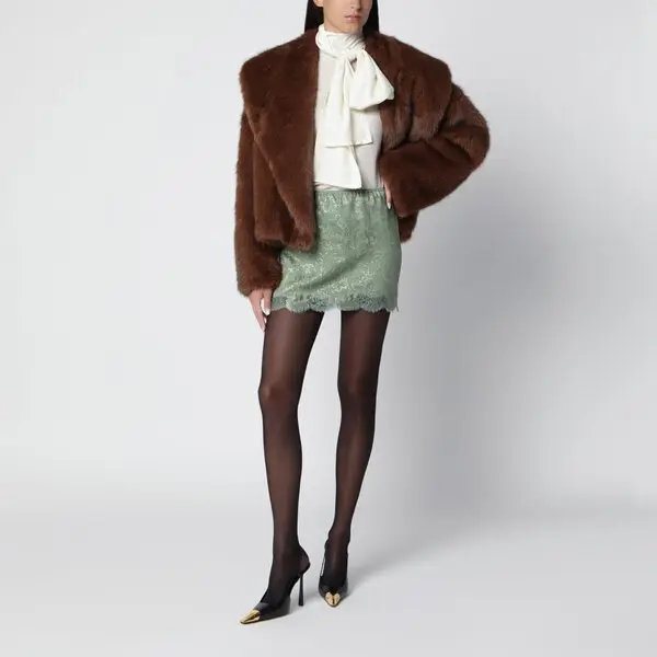 BB COUTURE Farrah Short Jacket In Faux Fur