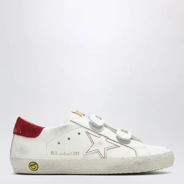 GOLDEN GOOSE White/ Old School Leather Sneakers