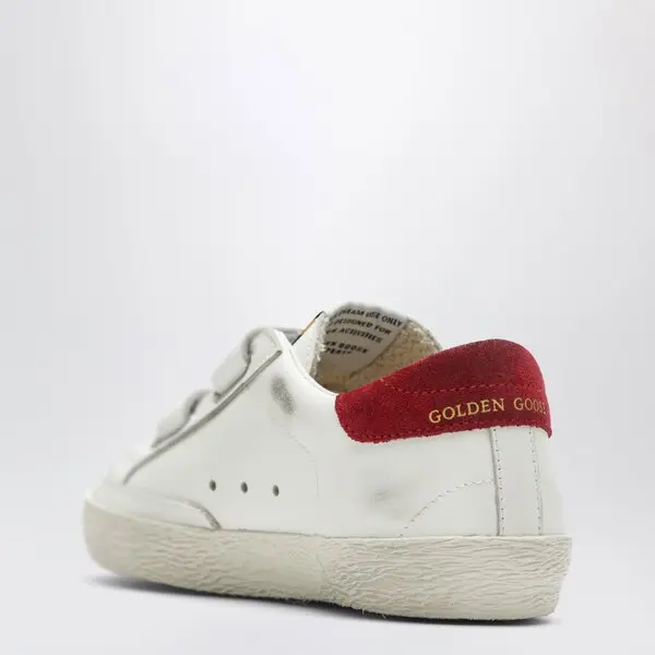 GOLDEN GOOSE White/ Old School Leather Sneakers