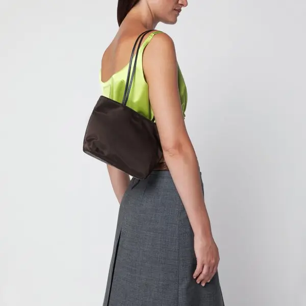 VALESQUE Spaghetti Tote Bag In Satin Nylon