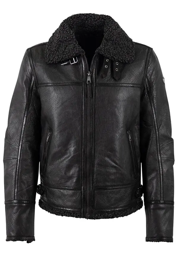 Mauritius Shearling-lined Winter Leather Jacket