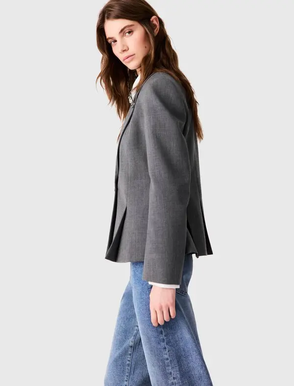 Maje Short Bar-style Suit Jacket