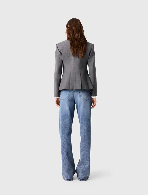 Maje Short Bar-style Suit Jacket