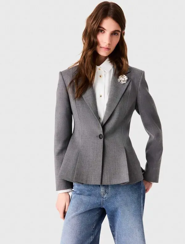 Maje Short Bar-style Suit Jacket