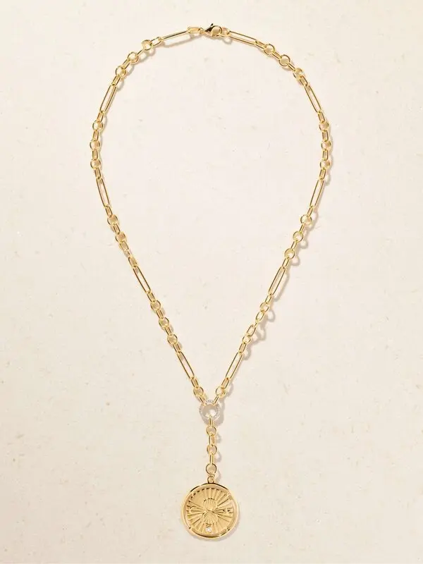FOUNDRAE 18-karat Diamond Pendant Necklace