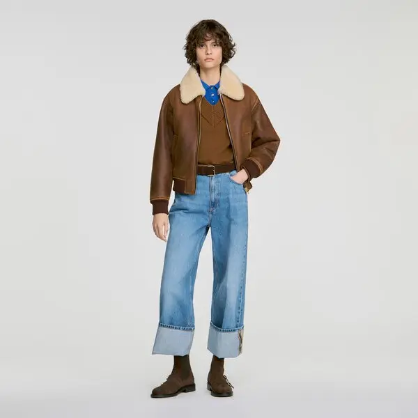 Sandro 2-in-1 Wool And Cashmere Sweater