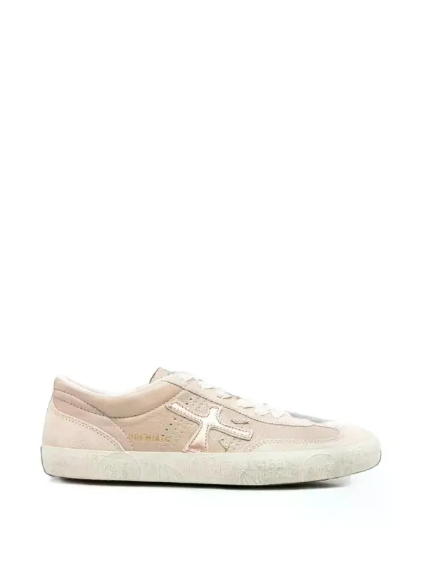 Premiata Logo-patch Panelled Sneakers
