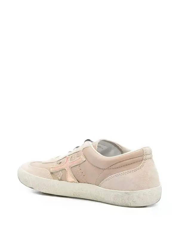 Premiata Logo-patch Panelled Sneakers