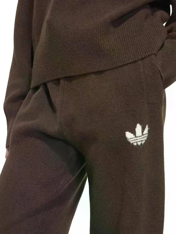 Adidas Trefoil-logo Knit Track Pants