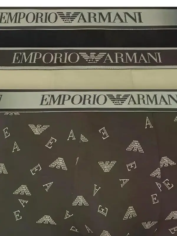 Emporio Armani Logo-print Three-pack Boxers