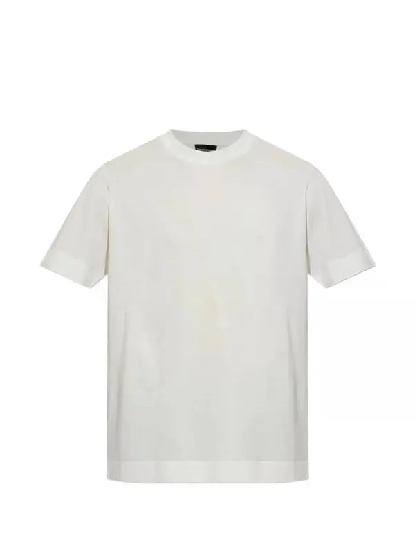 Emporio Armani Logo-patch T-shirt - White