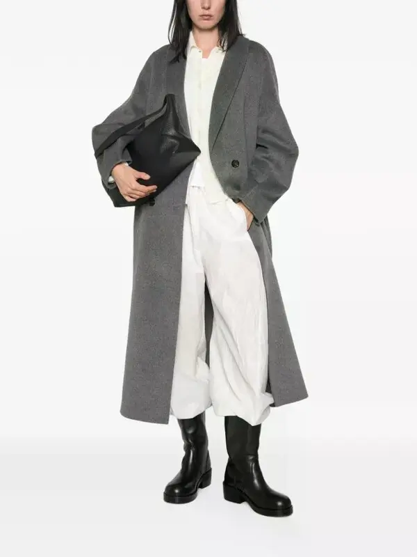 LISA YANG Double-breasted Shawl-lapel Coat