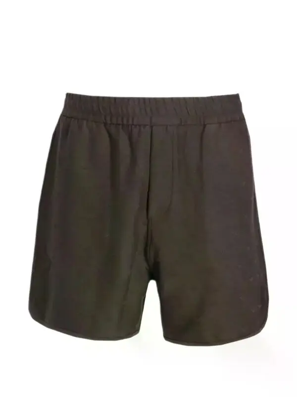 Emporio Armani Monogram-pattern Shorts - Brown