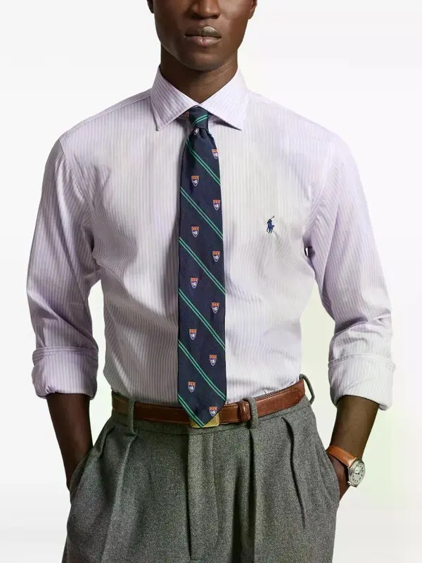 Polo Ralph Lauren Striped Cotton Shirt - Purple