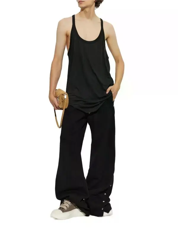 Rick Owens Pony T Ribbed-trim T-shirt - Black