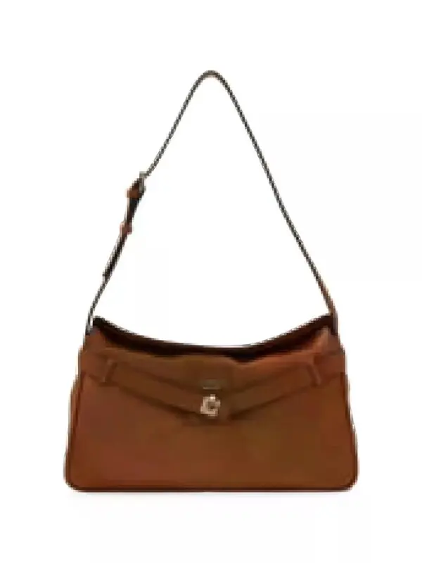 Guess Ella Shoulder Bag - Brown