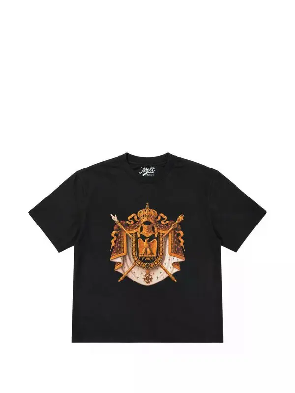 MELT Graphic-print T-shirt - Black