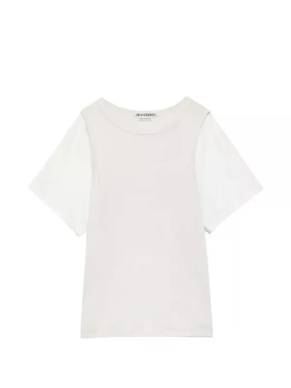 JW Anderson Double-layered Short-sleeve T-shirt - White
