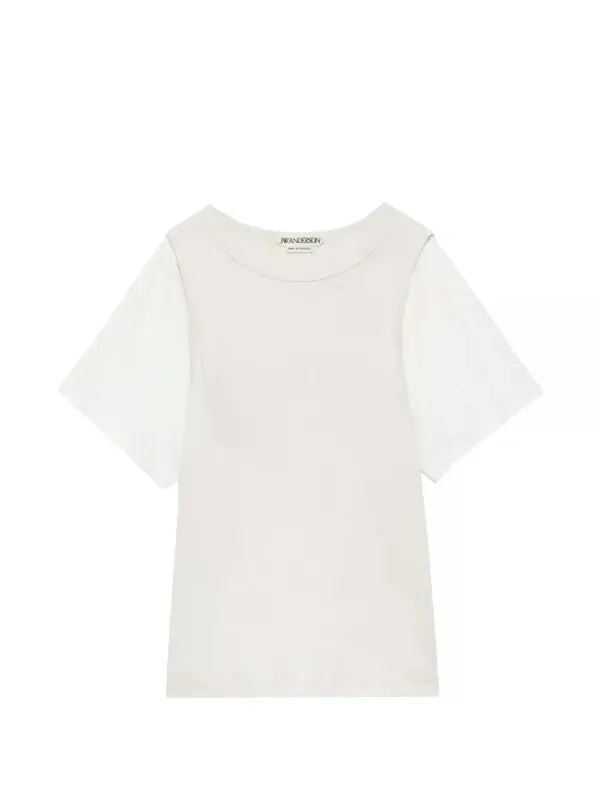 JW Anderson Double-layered Short-sleeve T-shirt - White