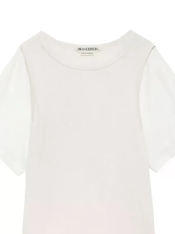 JW Anderson Double-layered Short-sleeve T-shirt - White
