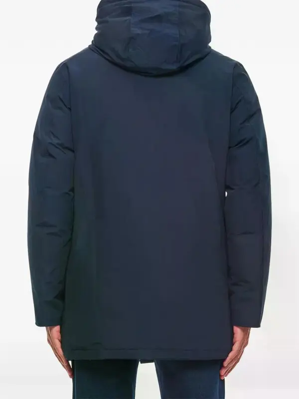 Woolrich Hooded Button-up Coat