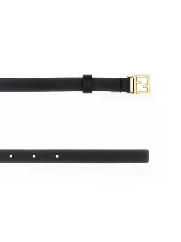Fendi Ff Buckle Leather Belt