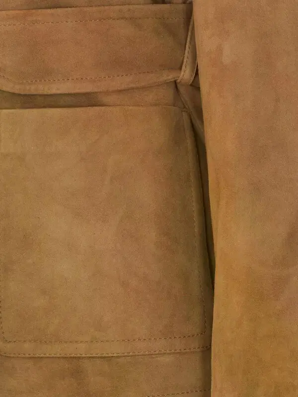 Max Mara Belted Suede Jacket